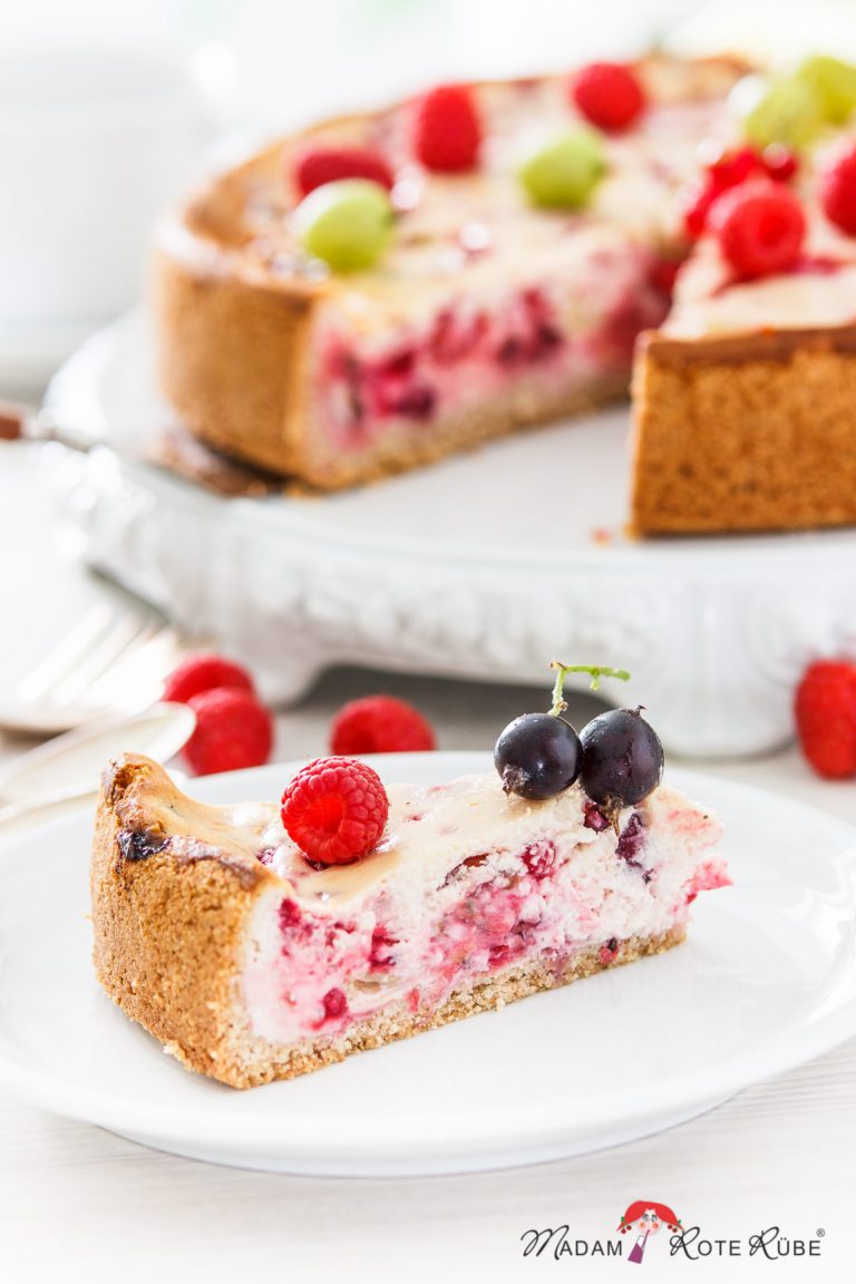 Quark Kuchen Mit Beeren