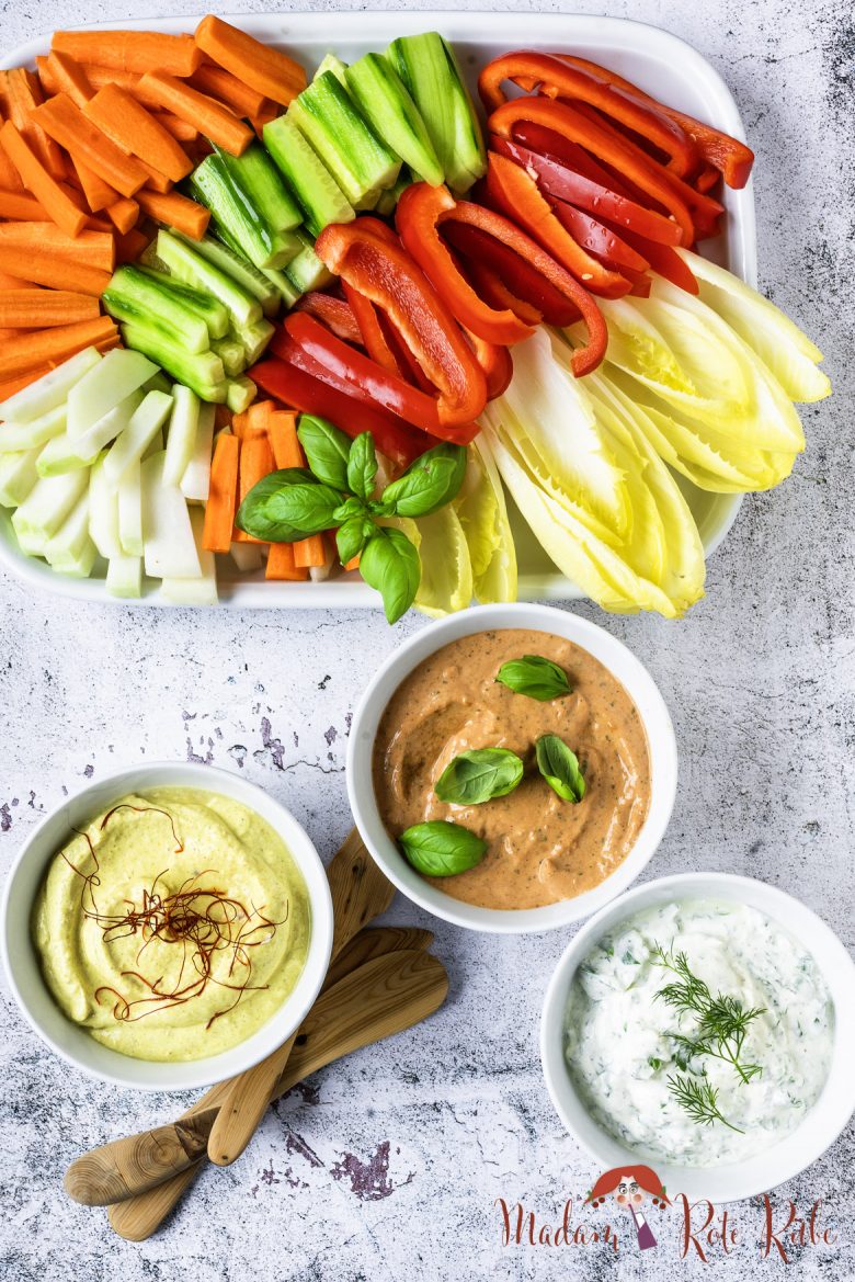 Dip mal wieder: drei Dips auf einen Streich - Madam Rote Rübe