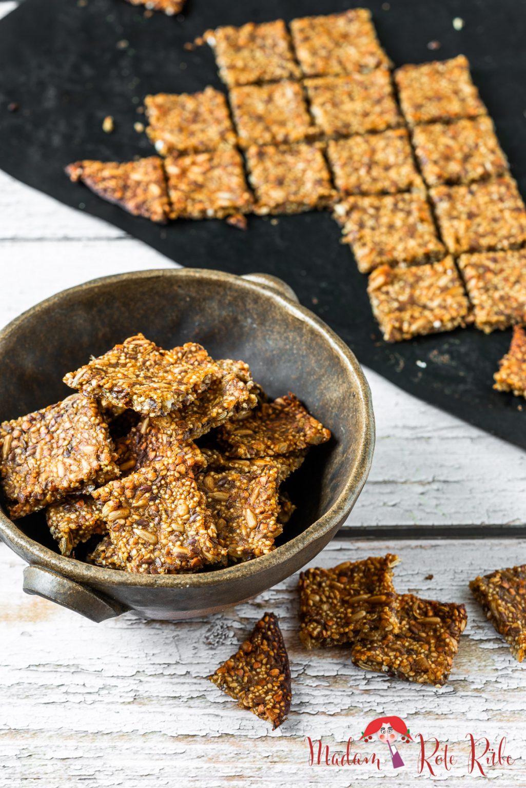 So machst du Körner-Cracker mit Anstellgut - Madam Rote Rübe