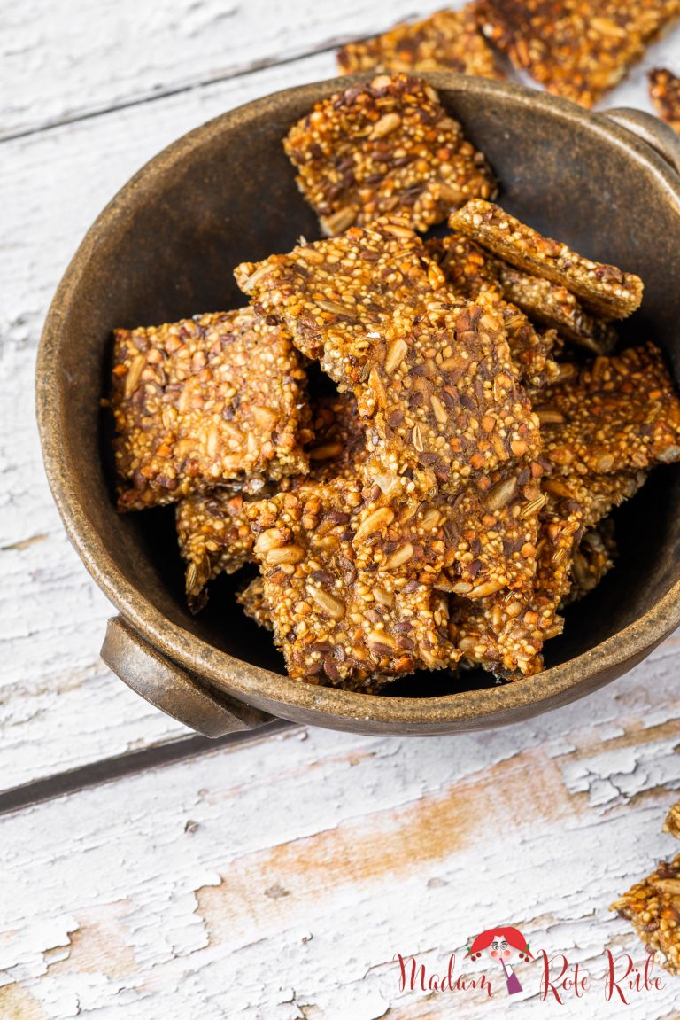 So machst du Körner-Cracker mit Anstellgut - Madam Rote Rübe